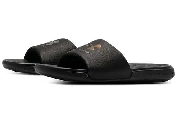 Under Armour Ansa Graphic Logo Slides - Black
