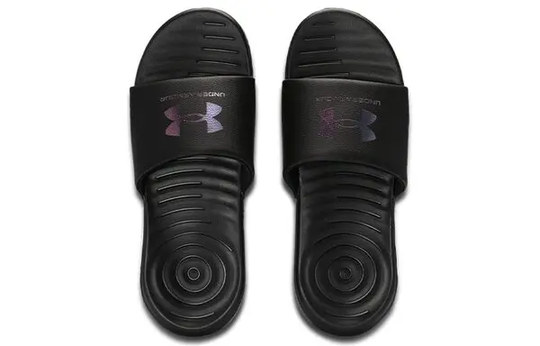 Under Armour Ansa Graphic Logo Slides - Black