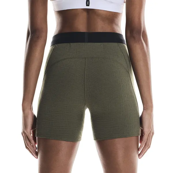 On X Pleasures X The Loop Short Tights - Olive