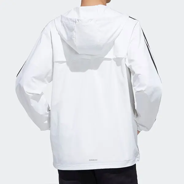 Adidas Neo Essential 3-stripes Windbreaker Jacket - White