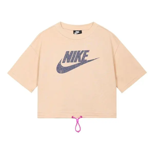 Nike Icon Clash Alphabet Logo T-shirt - Tan