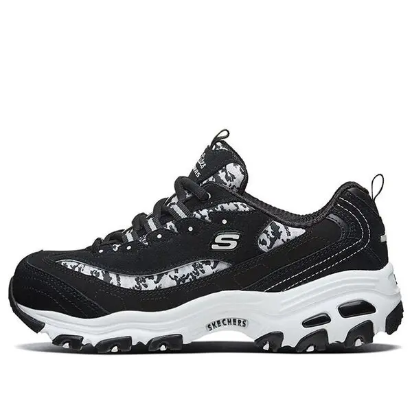 Sketchers D'lites 1.0 Athletic Sneakers - Black/white