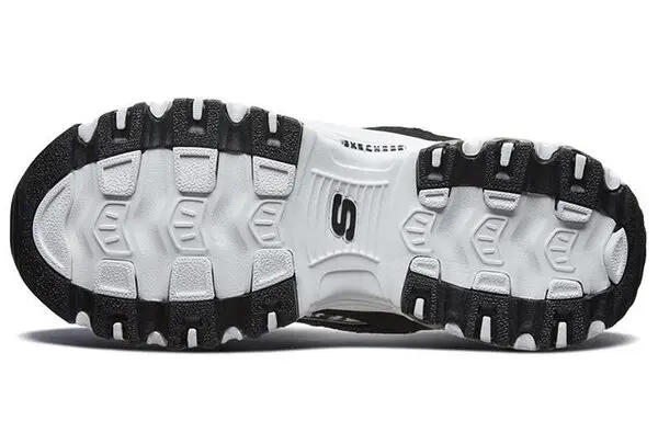 Sketchers D'lites 1.0 Athletic Sneakers - Black/white
