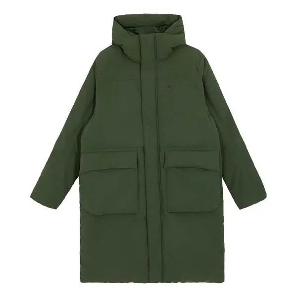 PUMA Long Down Coat - Green