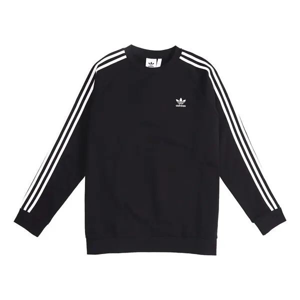Adidas Originals 3-stripes Crewneck Sweatshirt - Black