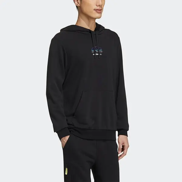 Adidas Pullover Hoodie With Graphic Print - Default Color