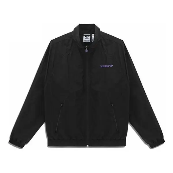 Adidas Originals Stand Collar Long Sleeve Zip-up Track Jacket - Default Color