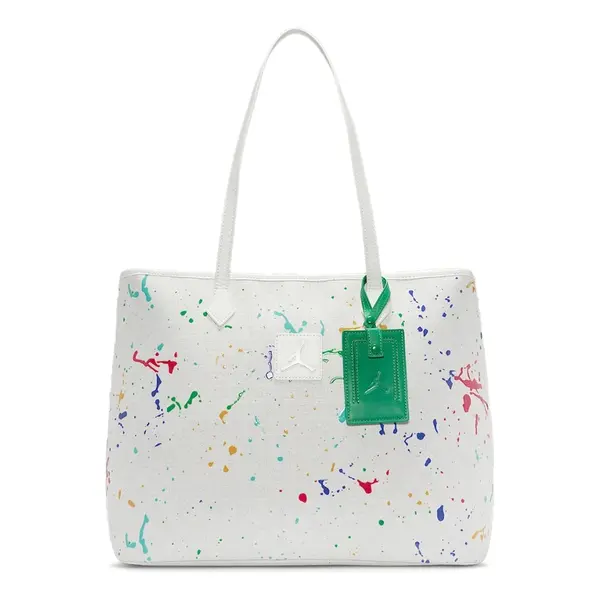 JORDAN Air Monogram Tote Bag - White/green