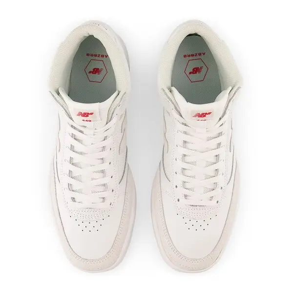 NEW BALANCE 440 High Top Sneakers - White/grey