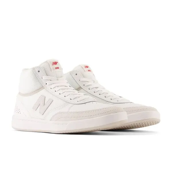 NEW BALANCE 440 High Top Sneakers - White/grey