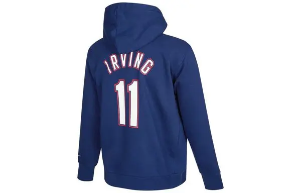 Nike Alphabet Numeric Printed Hooded Long Sleeve Top