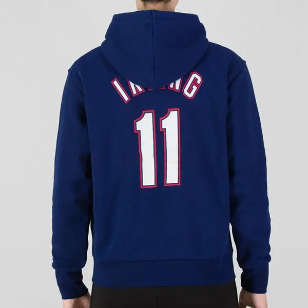 Nike Alphabet Numeric Printed Hooded Long Sleeve Top