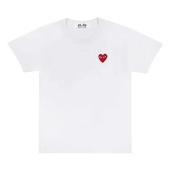 Play Comme Des Garcon Logo T-shirt - White
