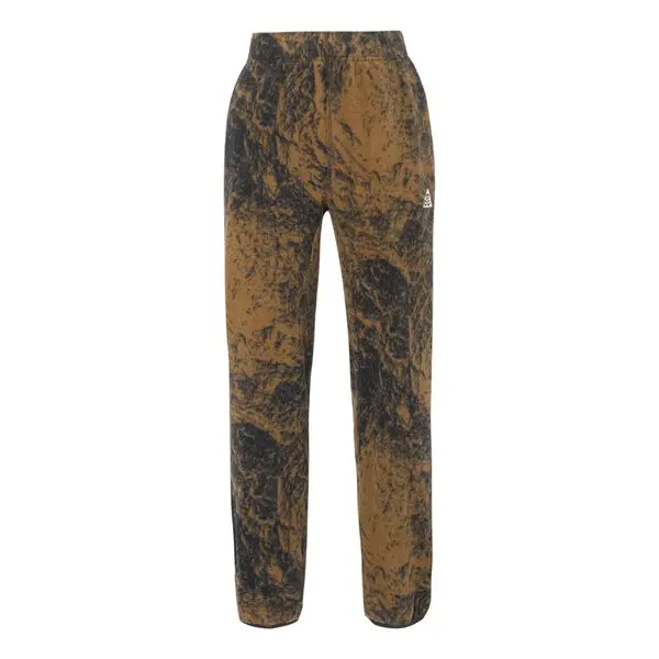 Nike Loose Elastic Waistband Sports Pants/trousers/joggers - Brown