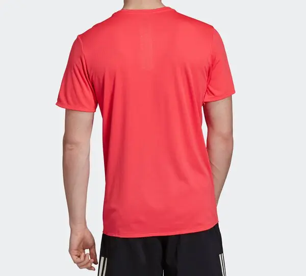 Adidas Logo Breathable Short Sleeve T-shirt - Red