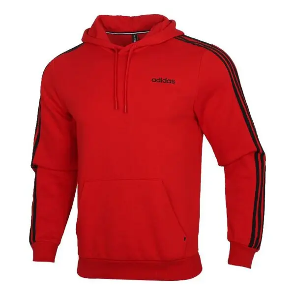 Adidas Neo Athleisure Sports Hooded Pullover - Red