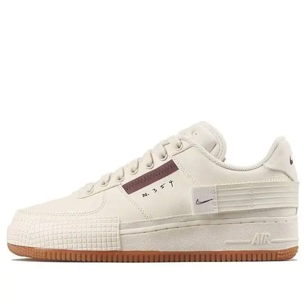 Nike Force 1 Type 'sail Gum' Sneakers - White