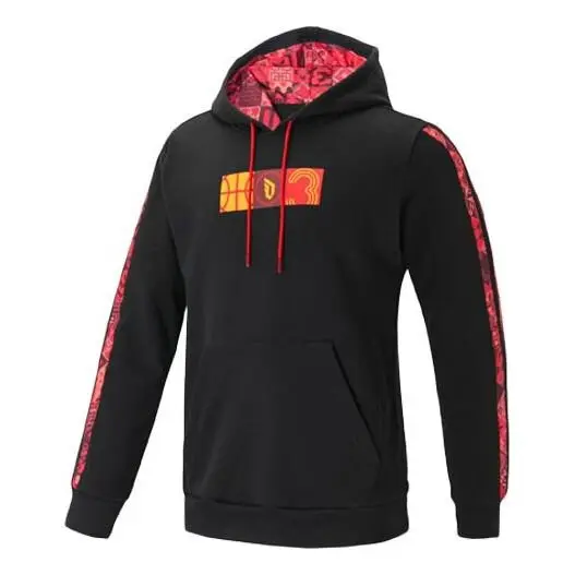 Adidas Limited Contrasting Colors Pattern Printing Sports Hoodie