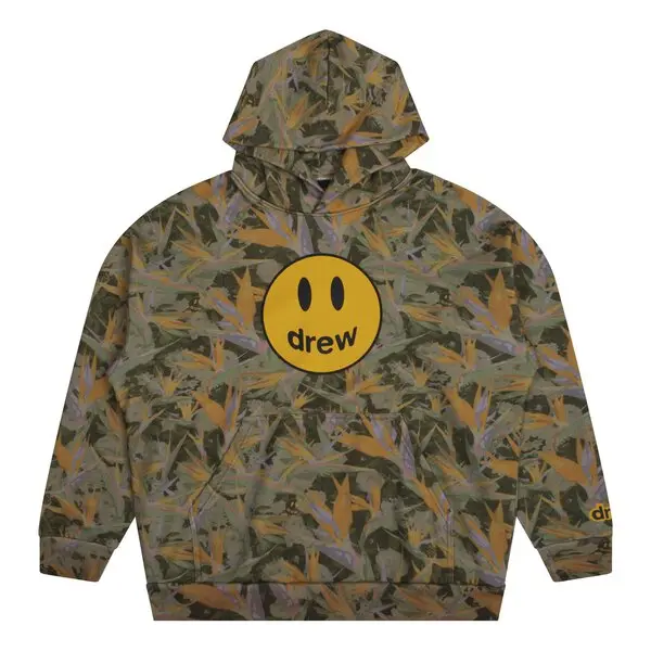 Drew House Mascot Oversized Hoodie Camouflage Print - Multi-color