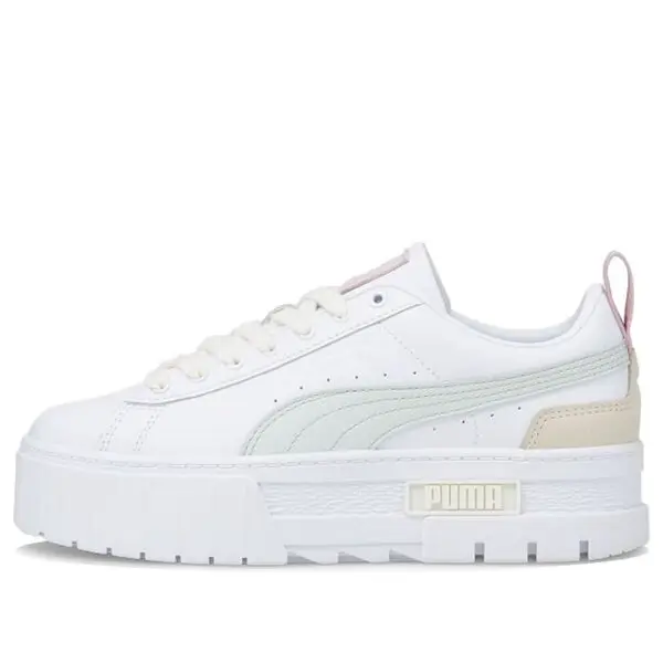 PUMA Mayze Luxe Low Top Sneakers - White