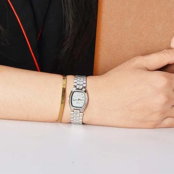 Casio Quartz Analog Watch With White Dial