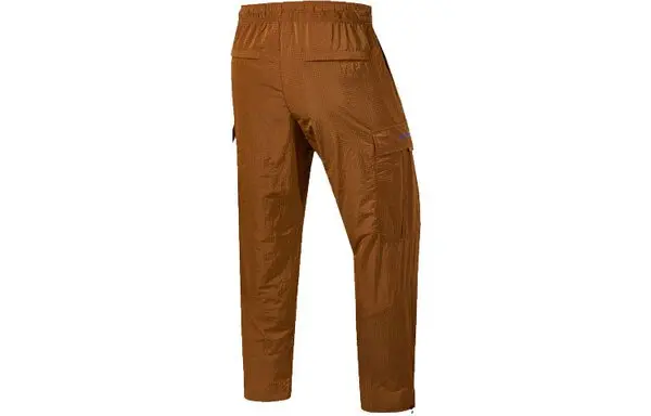 JORDAN Solid Color Splicing Woven Long Pants/trousers
