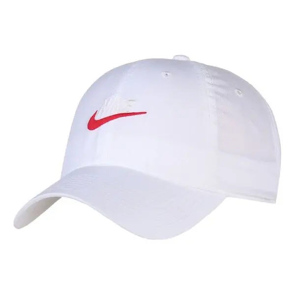 Nike Heritage86 Futura Washed Cap - White/red