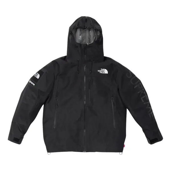 Supreme X The North Face Split Taped Seam Shell Jacket - Black/white