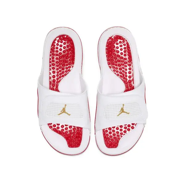 JORDAN Air Hydro 4 Retro Slides - White/red