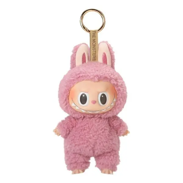 POP MART The Monsters Labubu 1.0 Tasty Macarons Pendant Lychee Berry - Pink