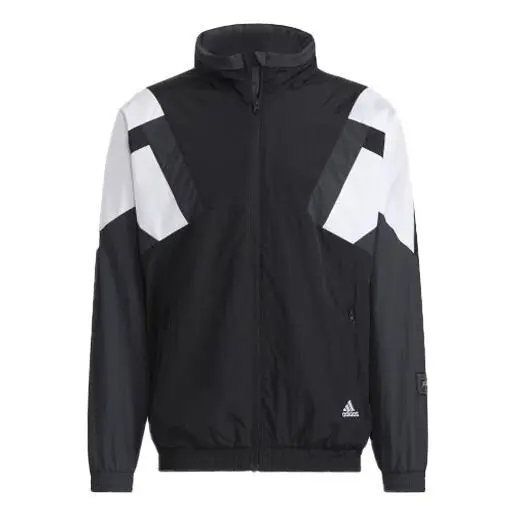 Adidas Colorblock Track Jacket With Stand Collar - Default Color