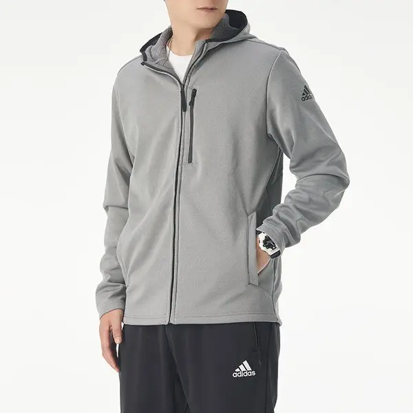 Adidas Fleece Lined Hooded Jacket