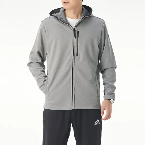 Adidas Fleece Lined Hooded Jacket