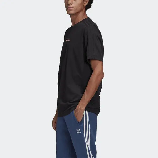 Adidas Originals Flame Printing Short Sleeve - Black