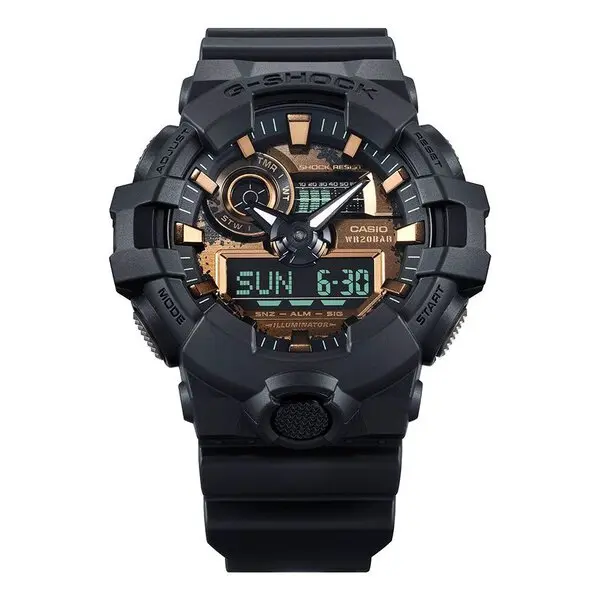 Casio G-shock Digital-analog Watch - Black/copper