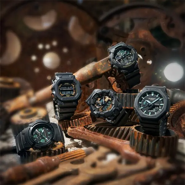Casio G-shock Digital-analog Watch - Black/copper