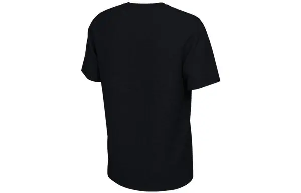 Nike Alphabet Basketball Printing Tee 'black Yellow Blue