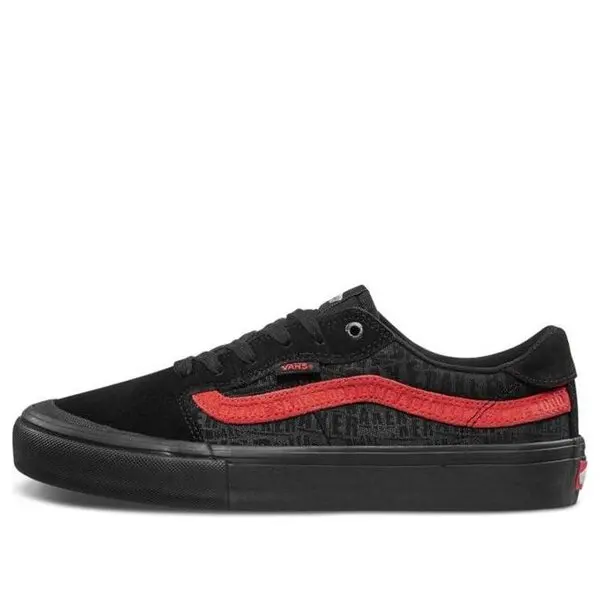 VANS Baker Skateboards Old Skool Pro Sneakers - Black/red