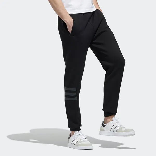 Adidas Neo Cs Dk Tp Casual Sports Bundle Feet Long Pants - Black