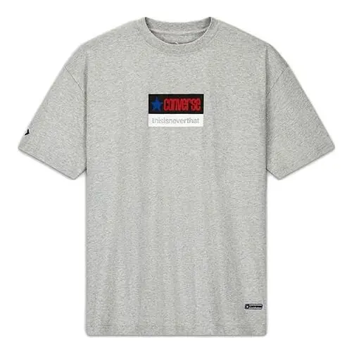 CONVERSE X Thisisneverthat Crossover Logo Printed T-shirt - Grey