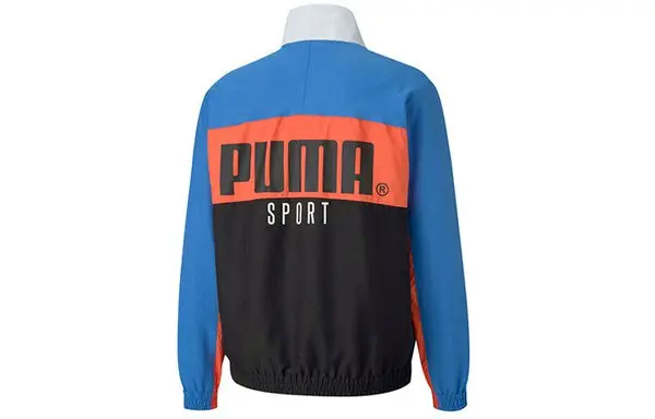 PUMA Logo Printing Contrasting Colors Jacket