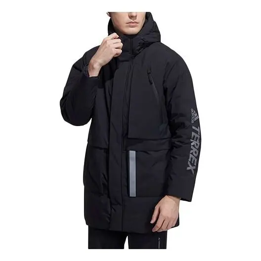 Adidas Hooded Down Jacket - Multi-color