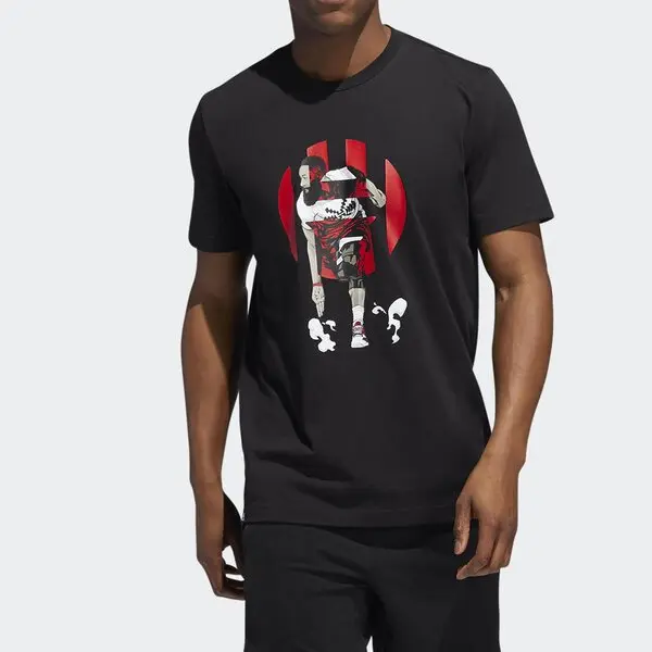 Adidas Harden Geek Up Graphic T-shirt - Black