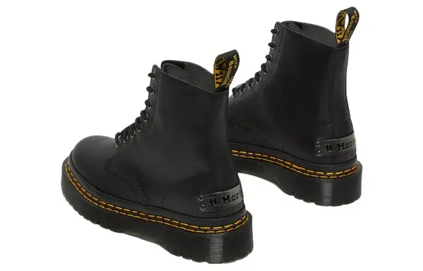 Dr. Martens Bex Double Stitch Leather Lace Up Boots - Black