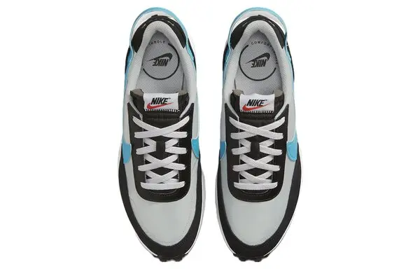 Nike Waffle Debut Sneakers - Grey/black/blue