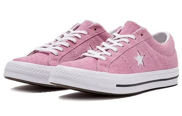CONVERSE One Star Ox Suede Sneakers - Pink/blue