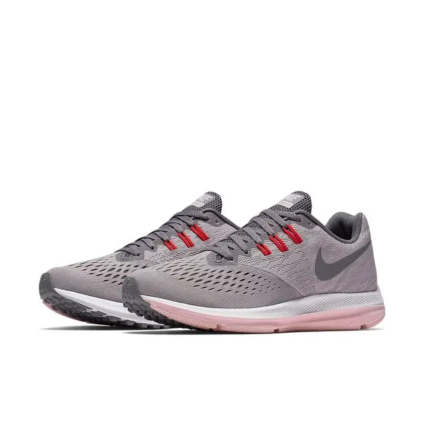 Nike Zoom Winflo 4 Running Shoes - Grey/orange