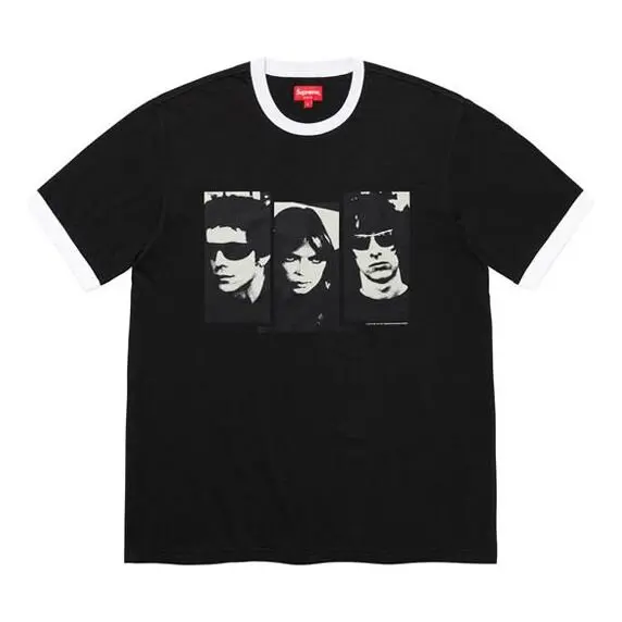Supreme X The Velvet Underground Ringer Tee - Black