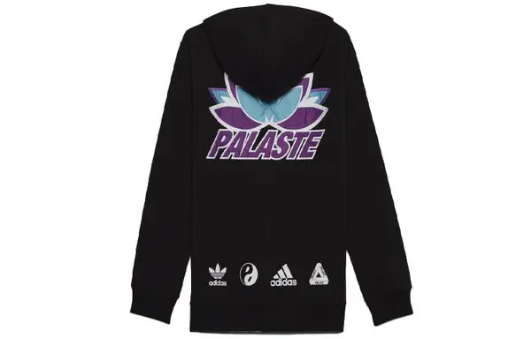 PALACE X Adidas Originals Graphic Hoodie - Black