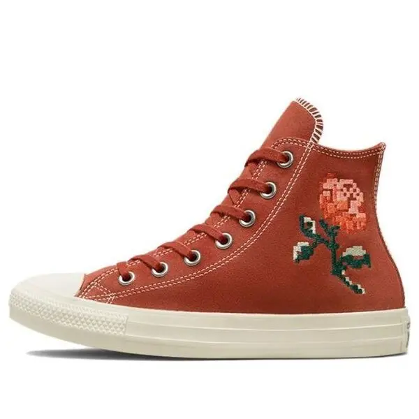 CONVERSE Chuck Taylor All Star High Top Sneakers With Embroidered Floral Detail